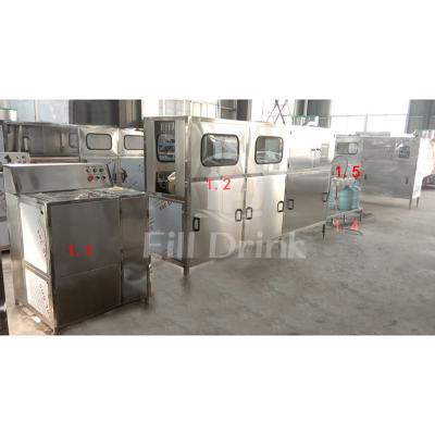 China Monoblock Rinser Filler Capper 5 Gallon Water Filling Machine Full SUS304 for sale