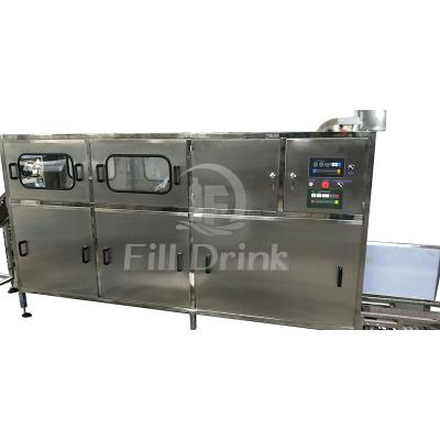 China 100BPH Single Road 5 Gallon Water Filling Machine Hot Alkaline Water Washing for sale