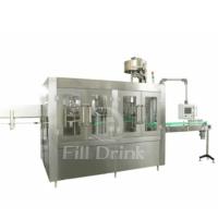China Economical 30000BPH Glass Bottle Juice Filling Machine With Motor Conveyor for sale