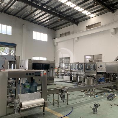 China 20L Gallon Jug Filler Four Station Single Decapping Head Gallon Jug Filling Machine for sale