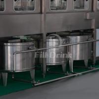 China 20L Gallon Jug Filler Four Station Single Decapping Head Gallon Jug Filling Machine for sale
