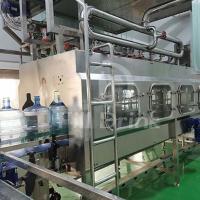 China Full Automatic 5 Gallon Bottle Filling Machine Eight Line Monoblock With Overflow Valve for sale