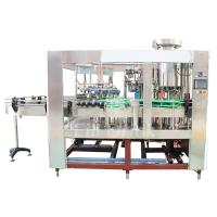 China Touch Screen CIP Cleaning Beer Bottling Equipment 1800BPH Motor Conveyor Precise Valve for sale