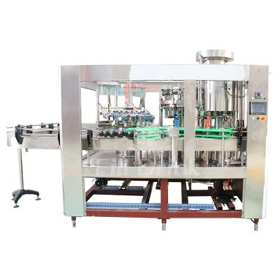 China Touch Screen CIP Cleaning Beer Bottling Equipment 1800BPH Motor Conveyor Precise Valve for sale