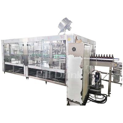 China 20mm Liquid Tank Automatic Beer Bottling Machine CIP Cleaning Small Beer Bottling Line for sale