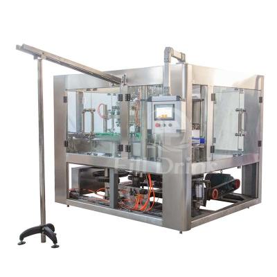 China 8000CPH Juice Can Filling Machine Aluminum Sot Environmental Lid Can Filling Line for sale