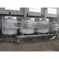 China High Pressure Resistant Juice Processing Equipment 2 Layers Stirred Vessel Tank Paddle Type Agitator for sale
