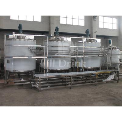 China High Pressure Resistant Juice Processing Equipment 2 Layers Stirred Vessel Tank Paddle Type Agitator for sale