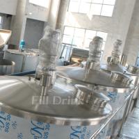 China High Pressure Resistant Juice Processing Equipment 2 Layers Stirred Vessel Tank Paddle Type Agitator for sale