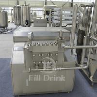 China Ceramic Plunger Juice Processing Equipment 25MPa Juice Homogenizer Machine for sale