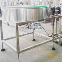 China 1000-6000 BPH Rotary Bottle Sorting Machine Table With Stainless Steel for sale
