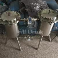 China Precision Food Stainless Steel Bag Filter Housing Bag Filter Vessel for sale