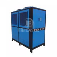 China Heat Pump Soft Drink Production Line Industrial Water Chiller Refrigeration Cooling for sale