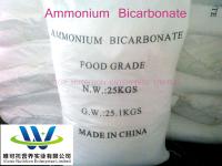 China Food Grade Ammonium Bicarbonate with Shelf Life 12 Months and Certification Halal for sale