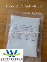 China Food Additive Citric Acid Anhydrous with Formula C6H8O7 and Shelf Life 12 Months for sale