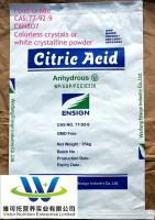 China Food Grade Citric Acid Anhydrous for Supply Paper Packaging Material at Affordable for sale