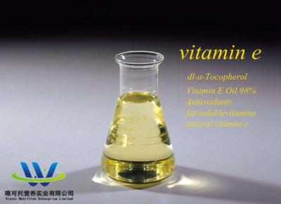 China Dl-Alpha Tocopheryl Acetate Vitamin E Oil 98% for Food Additive and Customized Request for sale