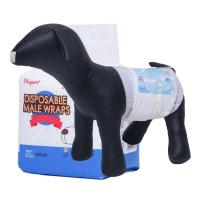 China CHS Certified High Absorbent Disposable Pet Diapers for Female Dogs & Cats - 6 Sizes Available from 4 lb to 90 lb Weight Range for sale