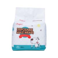 China XS Pet Dog Diaper Pants Super Absorbent Disposable Diapers for Rabbits Cats 4-8 lb Weight 10-13 in Waist for sale