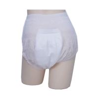 China Disposable Adult Incontinence Pants with PE Film Backsheet - 5 Sizes from 29-69 Inch Waist, 75-190g Weight for sale
