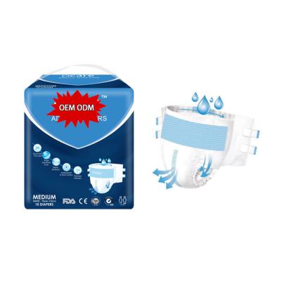 China High Absorbent Disposable Adult Briefs for Elderly Care - 41-69 Inch Waist Range, 100-190g Weight for sale