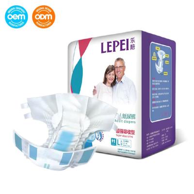 China Disposable Large Adult Incontinence Diapers Unisex Urinary Protection L Size 37-63in Waist for sale