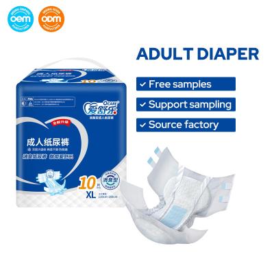 China Wholesale Disposable Adult Diapers for Elderly Women Men S to XL 75-190g for sale