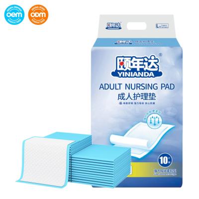 China Disposable Waterproof Bed Pads for Elderly Care - 45x60cm and 58x60cm Sizes with Multiple Options for Incontinence Protection for sale