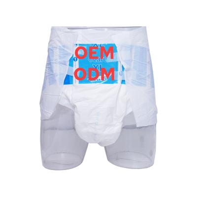 China OEM ODM Disposable Adult Diapers for Men Women Custom Sizes S to XL 75-190g for sale