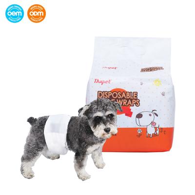 China Wetness Indicator Disposable Pet Diaper Color Change Strip for Timely Pet Care Changes XS-XL for sale
