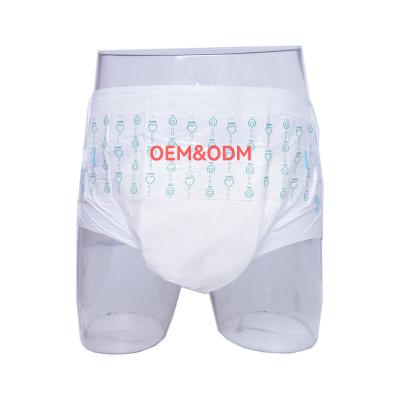 China OEM Custom Disposable Incontinence Briefs for Elderly Women and Men Sizes S to XL 75-190g for sale