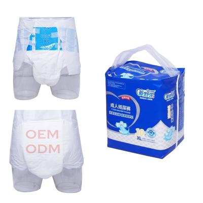 China Wholesale Custom Disposable Adult Diapers for Elderly Women and Men Incontinence Care S-XL for sale