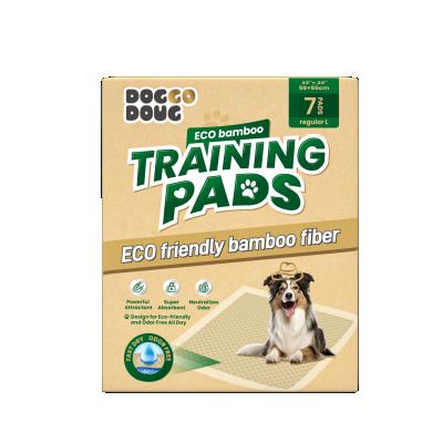 China Eco-friendly, highly absorbent bamboo pulp pet training pads—supporting the healthy growth of pets, large and small. for sale