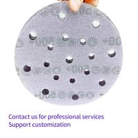 China 6 Inch Ceramic Abrasive Sanding Disc 17 Hole Orbital Sander Sandpaper for sale