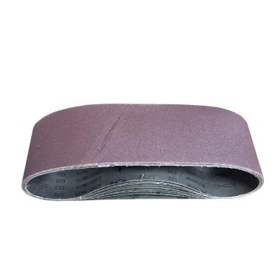 China Bulk Ceramic Aluminium Oxide 6x48 Belt Sandpaper Self Sharpen Cotton Polyester Blend Back for sale