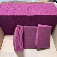 China 4x6 Inch Abrasive Non Woven Hand Pad 9mm Thick Coarse For Heavy Duty Cleaning for sale