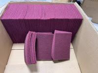 China 4x6 Inch Abrasive Non Woven Hand Pad 9mm Thick Coarse For Heavy Duty Cleaning for sale