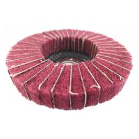 China Nonwoven 60 Grit Flap Wheel Disc For Grinding 100x16mm custom for sale