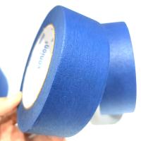 China Blue White Automotive Paint Masking Tape Pressure Sensitive Adhesive In Bulk ODM for sale