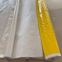 China Disposable Fleece Floor Protection Roll Non Slip Drop Cloth For Painting for sale