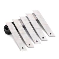 China 0.04mm Ultra Thin Utility Knife Blade 60# Steel Paper Cutter Blade 18mm for sale