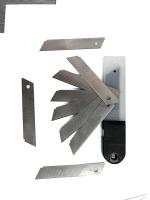 China 0.04mm Ultra Thin Utility Knife Blade 60# Steel Paper Cutter Blade 18mm for sale