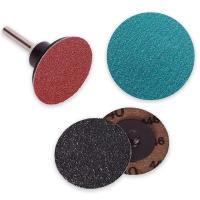 China Aluminum Oxide Sanding Roloc Quick Change Discs Hook Loop 80 Grit OBM for sale