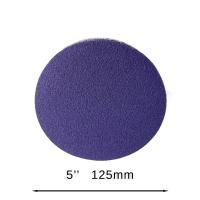 China 90a Hardness 80 Grit Non Porous Ceramic Sanding Pads Abrasive Disc Purple Sticky Back for sale