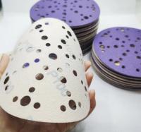 China OEM 49 Hole Ceramic Alumina Abrasive Sanding Disc 6 Inch 100 Grit for sale