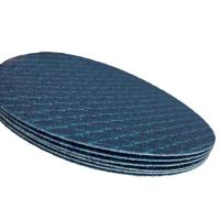China Rhombus Zirconia Diamond Orbital Sanding Pads Discs Non Porous 80 Grit for sale