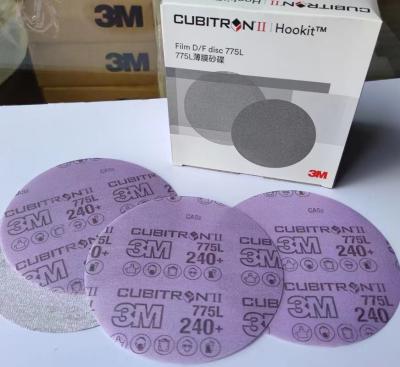 China 775L 3M Cubitron II Grinding Discs sandpaper 6 Inch Hookit Film For Automotive Sanding for sale