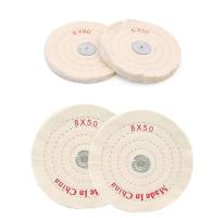 China 3 Inch Uncombed Loose Cotton Buffing Wheel For High Shine Polishing Metal Automotive for sale
