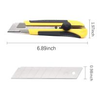China High Carbon Steel Retractable Utility Knife Blades Box Cutting Tool 180mm for sale