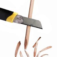 China High Carbon Steel Retractable Utility Knife Blades Box Cutting Tool 180mm for sale